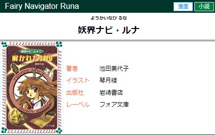 妖界ナビ・ルナ キャラクター誕生日